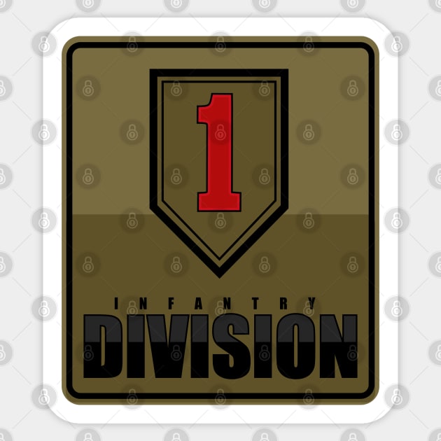 1st Infantry Division - Ww2 First Infantry - Sticker | TeePublic