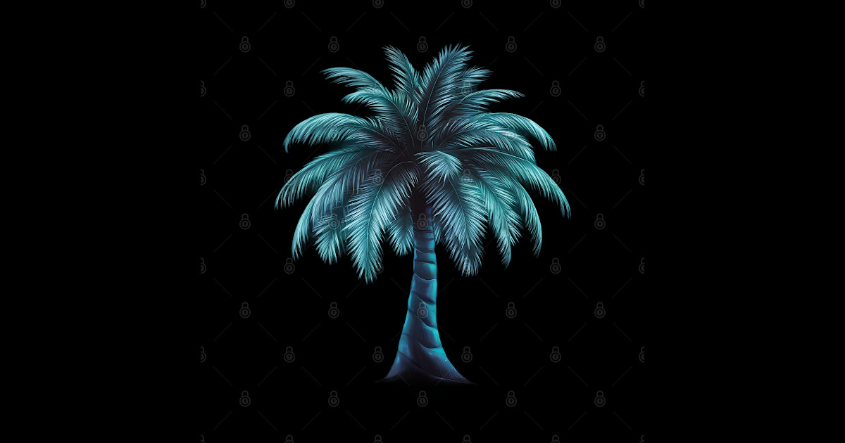 Synthwave palm tree - Synthwave Tree - Posters and Art Prints | TeePublic