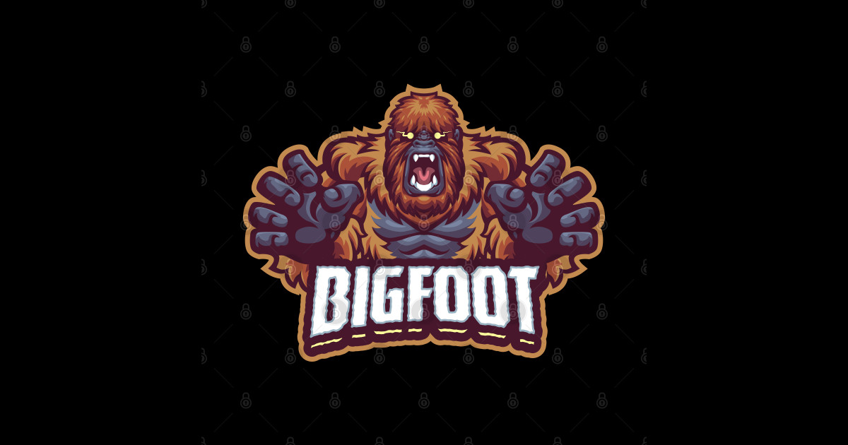 bigfoot logo - Bigfoot Logo - Sticker | TeePublic