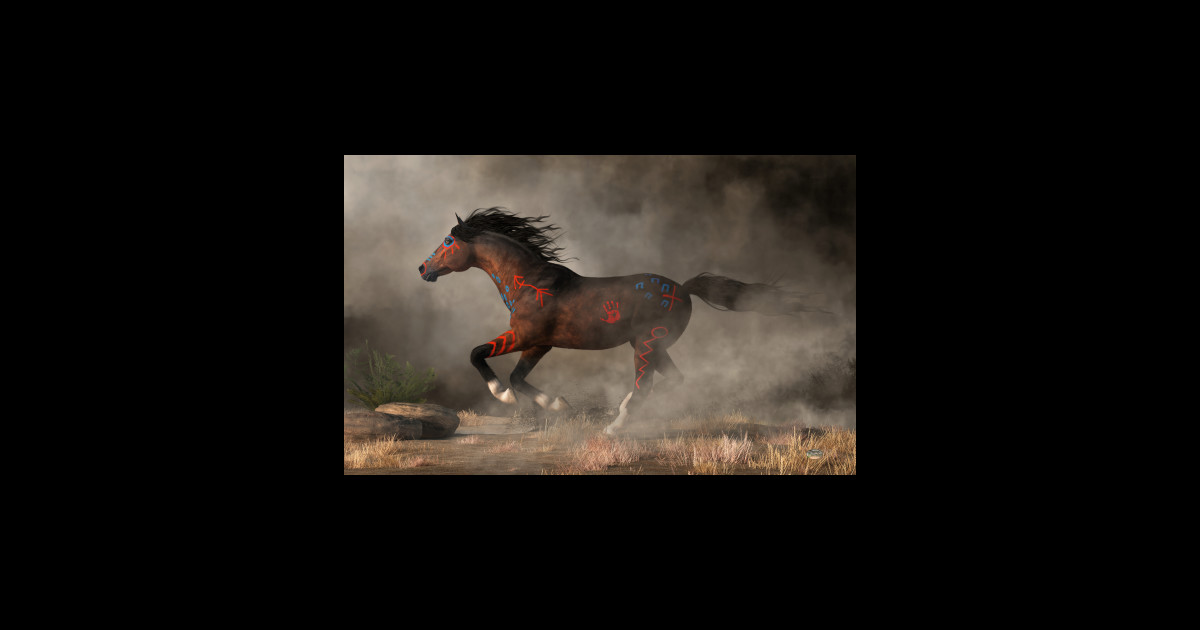 Galloping Warrior Horse - War Horse - Sticker | TeePublic