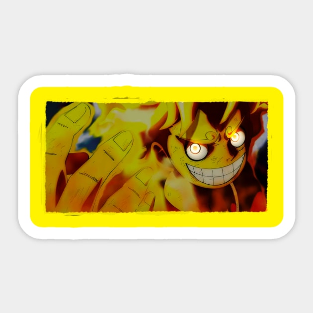 luffy joyboy gear 5 - Luffy Gear 5 - Sticker | TeePublic