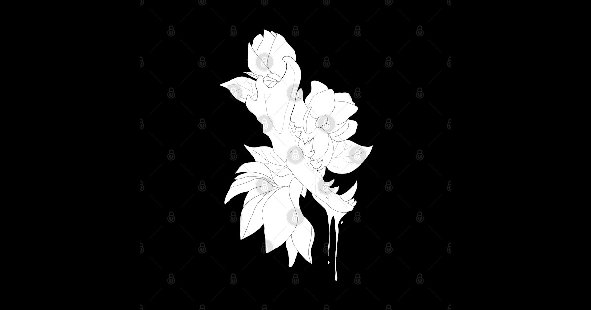 maw - line art - Sleep Token - Sticker | TeePublic