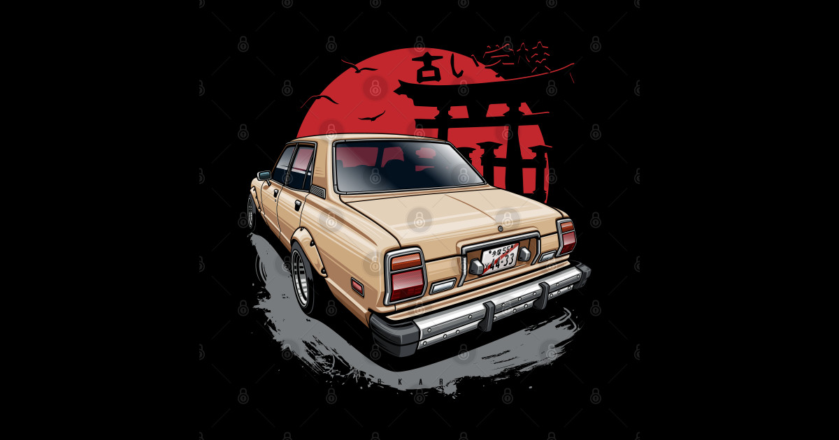 JDM classic - Cressida (X30) - Toyota - Sticker | TeePublic