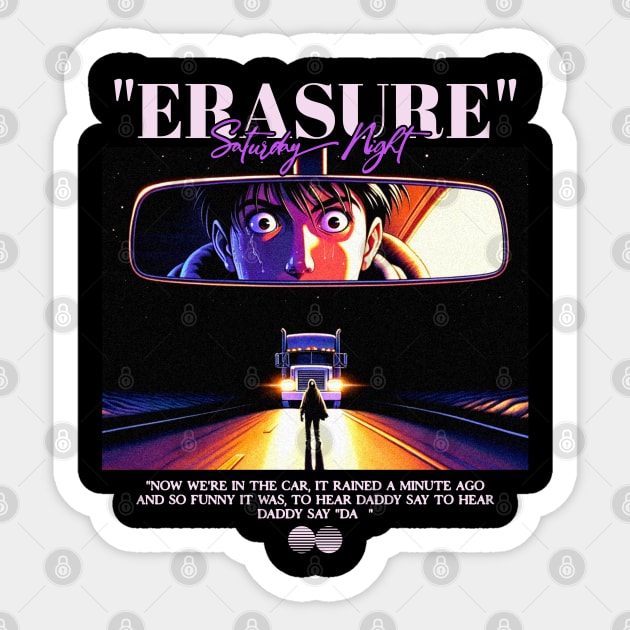 Erasure // Saturday Night - Erasure - Sticker | TeePublic