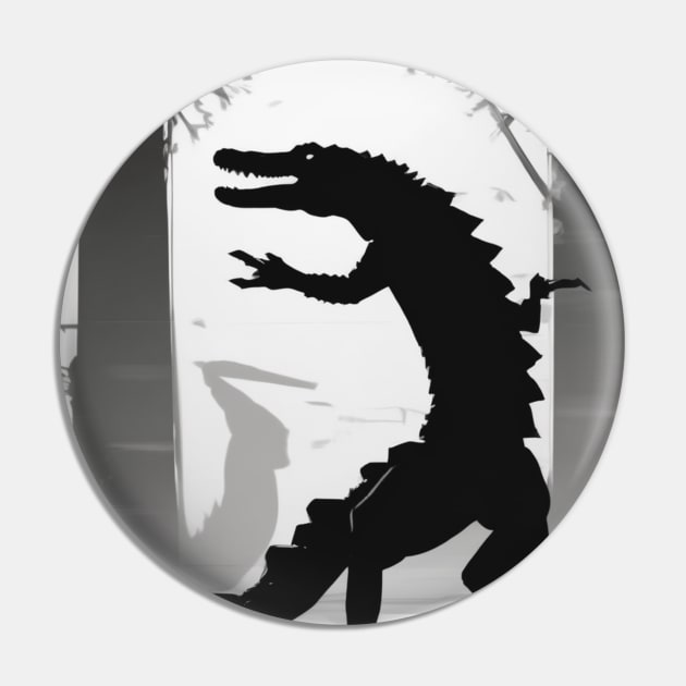 Alligator Shadow Silhouette Anime Style Collection No. 96 - Digital Art ...
