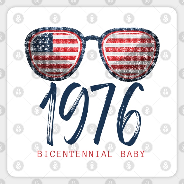 1976 Bicentennial Baby - Bicentennial - Sticker | TeePublic