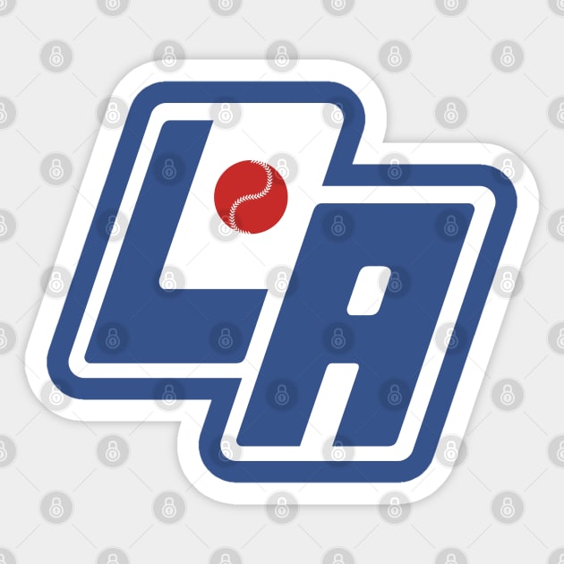 Los Angeles SLS Baseball - Los Angeles Baseball - Sticker | TeePublic