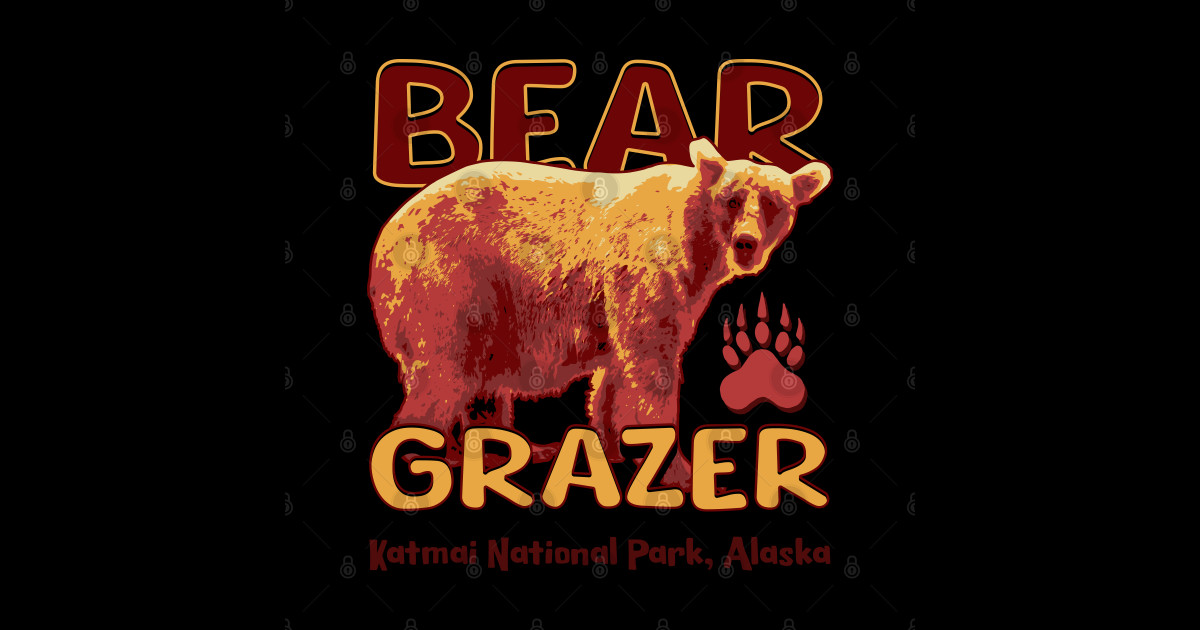 Brown Bear "128 Grazer" - Bear 128 Grazer - Sticker | TeePublic