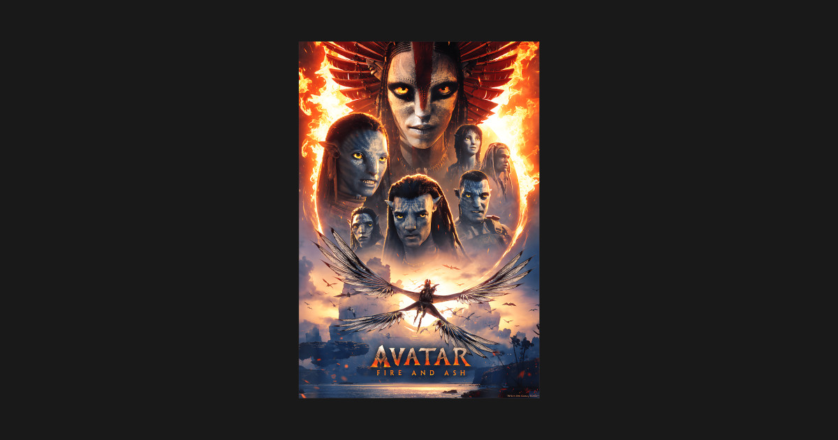 Avatar Fire And Ash Movie Theatrical - Movie Theatrical - T-Shirt ...