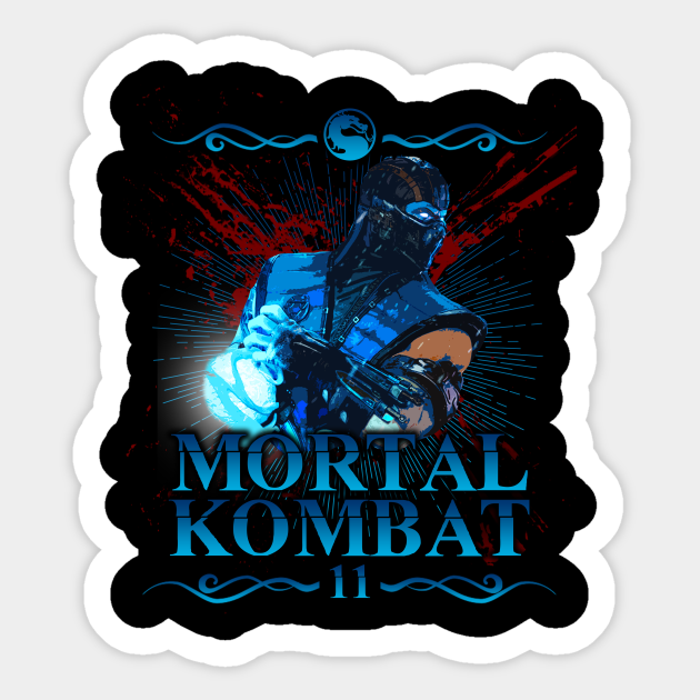 Mortal Kombat 11 Sub Zero - Mortal Kombat 11 - Sticker | TeePublic
