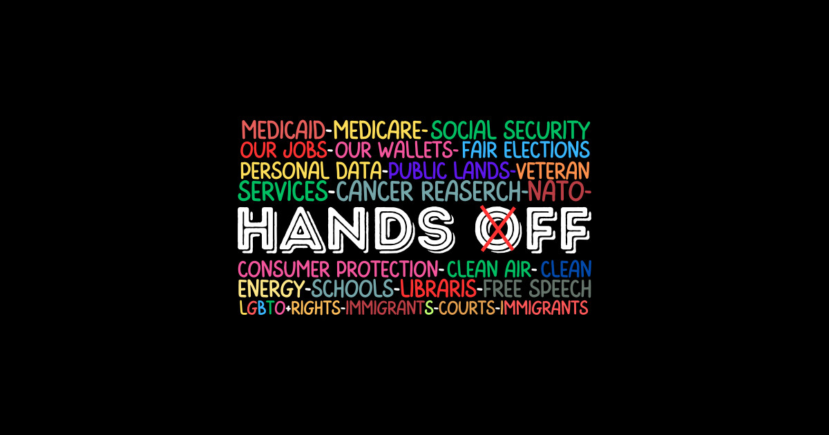 hands off - Hands Off - Sticker | TeePublic