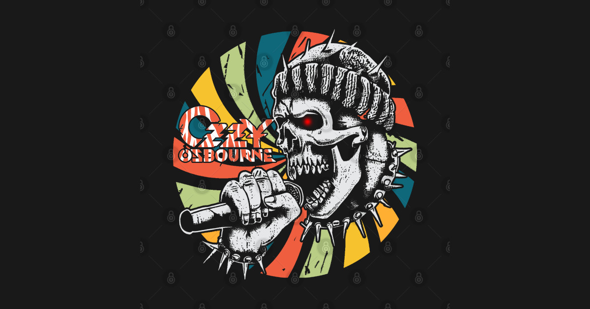circle retro punk - Ozzy Osborne - T-Shirt | TeePublic