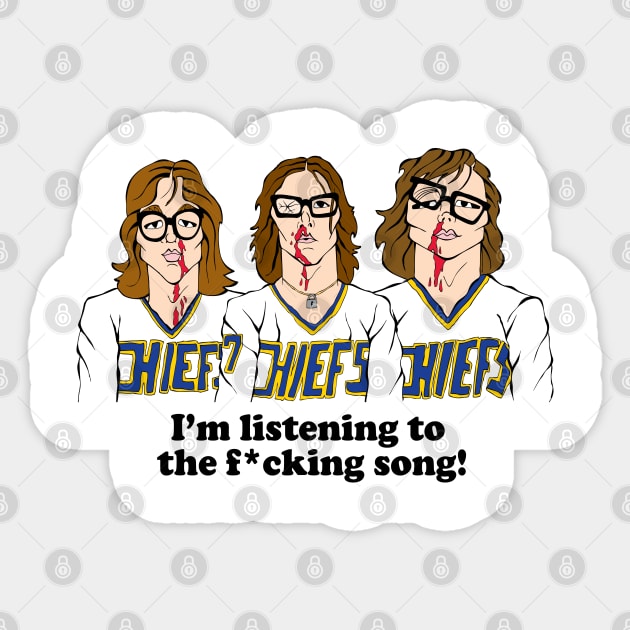 SLAPSHOT FAN ART! - Slapshot - Sticker | TeePublic