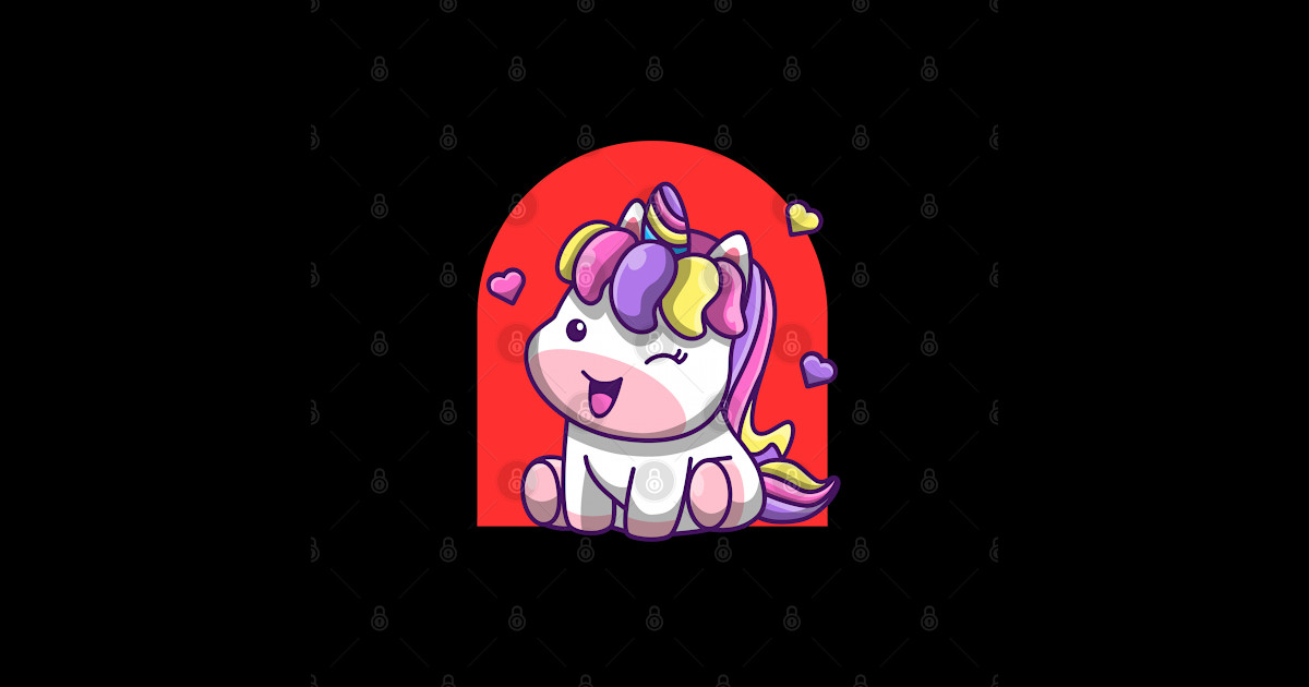 Kawaii Sexy Unicorn Unicorn Sticker Teepublic