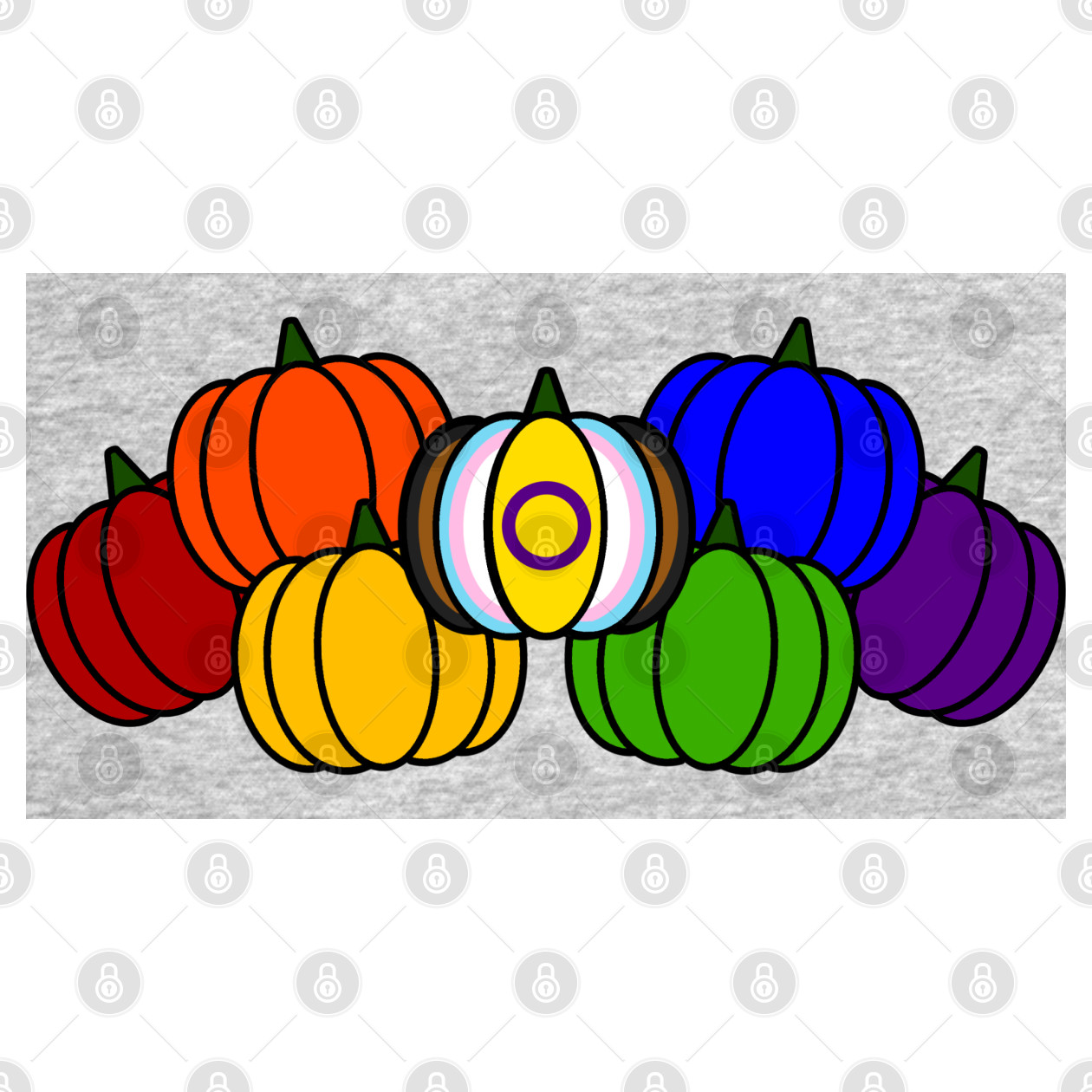 Pride Pumpkins Flag - Pride Month Flag - T-Shirt | TeePublic