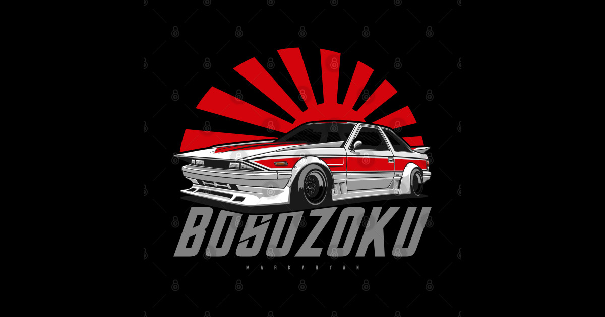 Bosozoku style - Bosozoku - Sticker | TeePublic