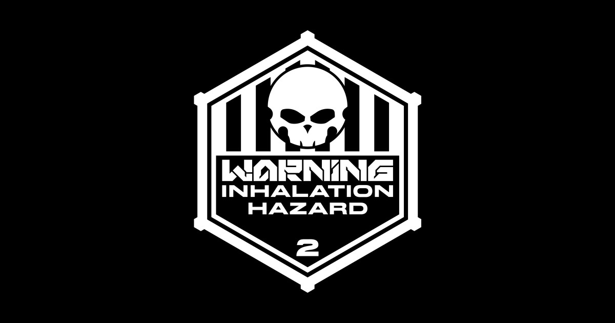 Warning: Inhalation Hazard - Design - Sticker | TeePublic