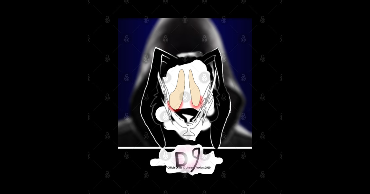 Bladee Drain Gang D9 Rabbit logo - Bladee - Sticker | TeePublic