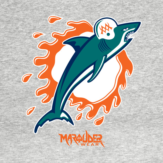 Miami Sharks Football - Maimi Dolphins - T-Shirt | TeePublic