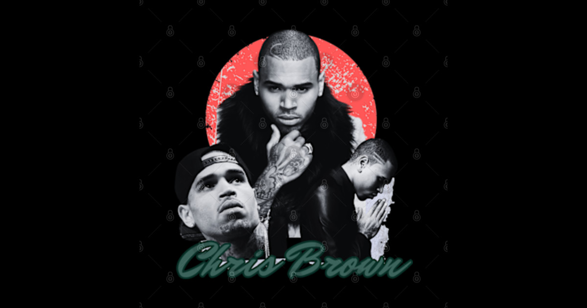 Chris Brown - Chris Brown - Sticker | TeePublic