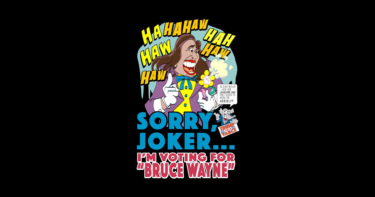 Sorry Joker, Kamala's Laffin' Gas - Cackling Kamala - Sticker | TeePublic