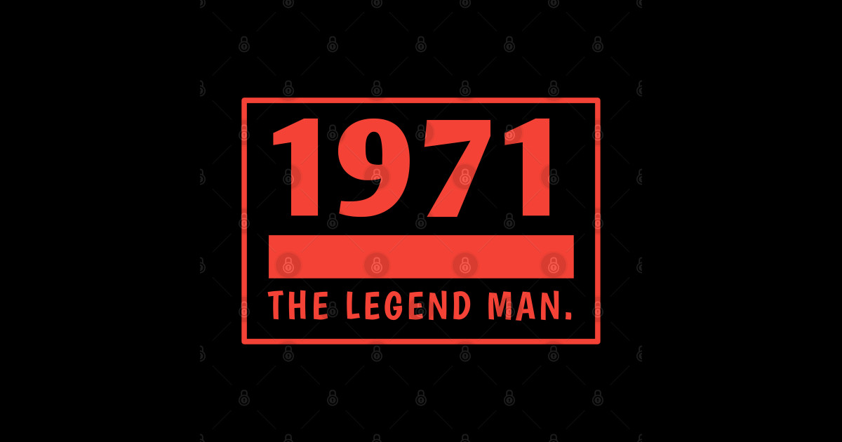 1971 birthday - 1971 Birthday - Sticker | TeePublic