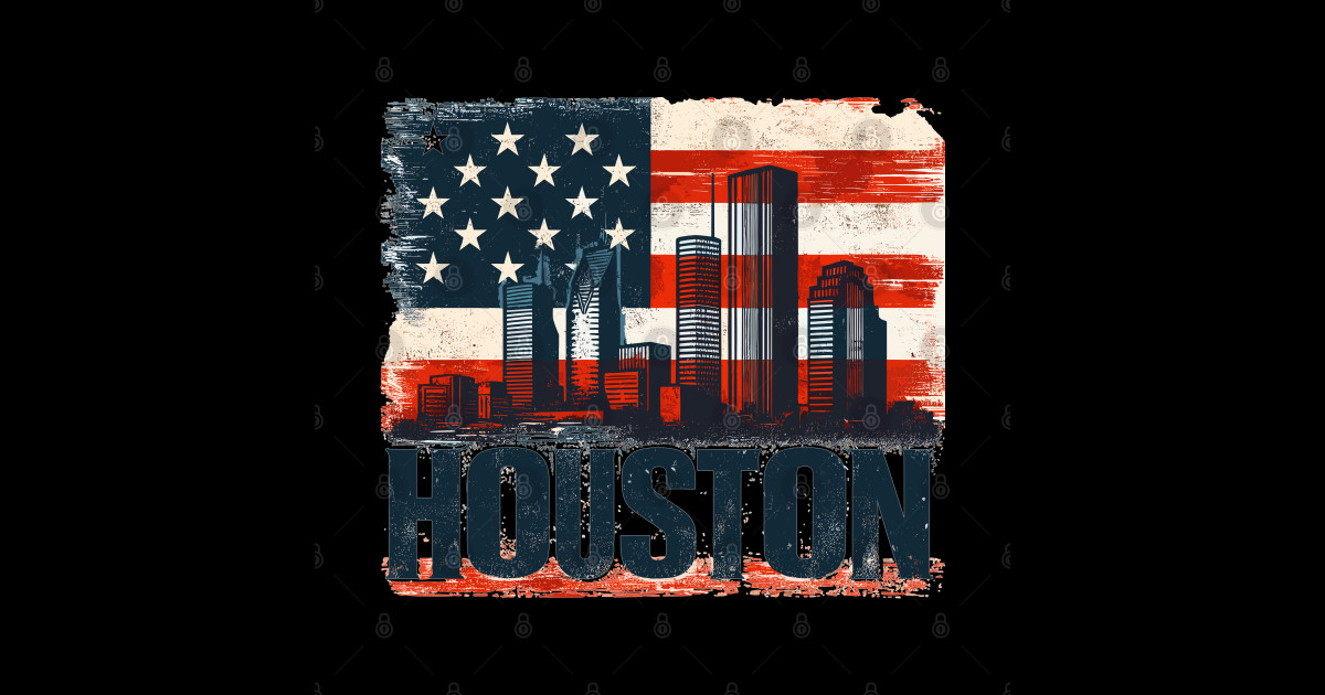 Houston - Houston - Sticker | TeePublic