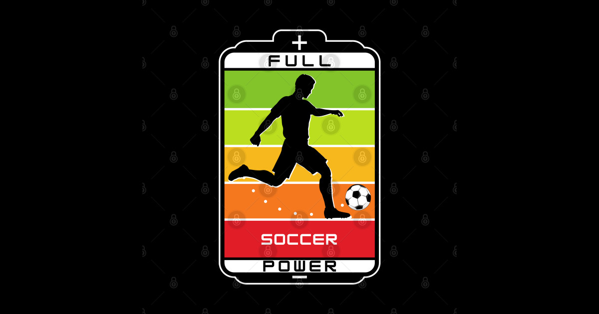 Soccer full power - Soccerusasoccer - Sticker | TeePublic