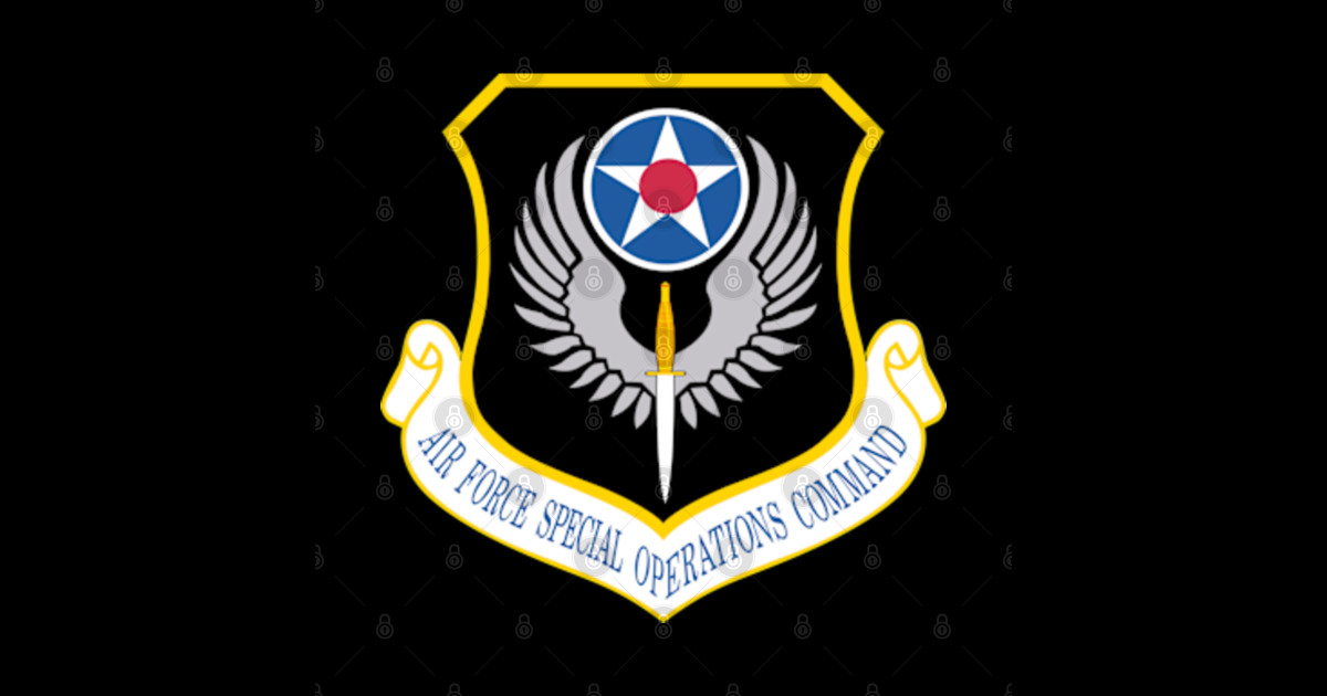 AFSOC - Small Chest Emblem - Air Force Special Operations Command - Afsoc - Sticker | TeePublic
