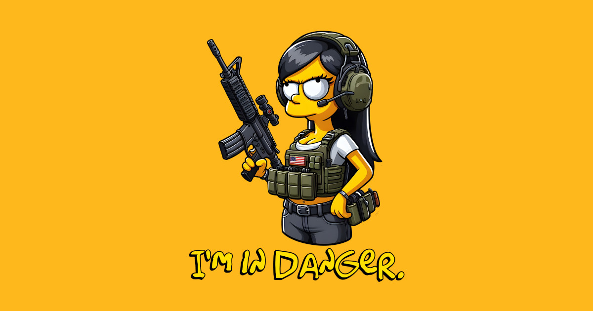 Tactical Yellow People - Simpson - T-Shirt | TeePublic