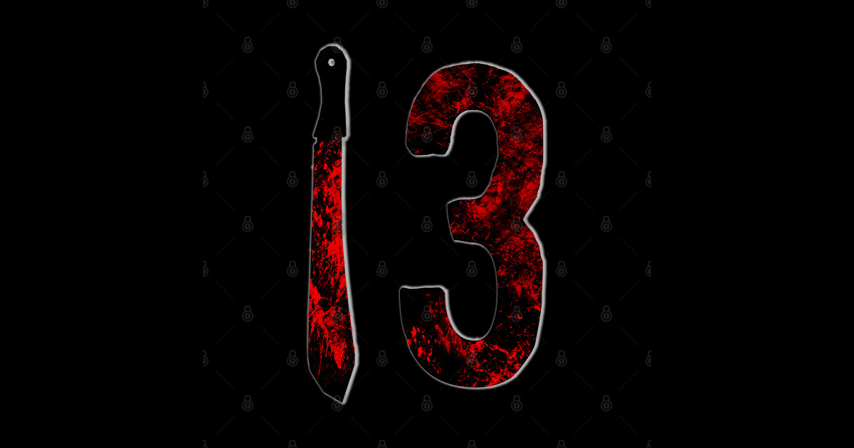 Bloody 13 - Friday 13th Jason - T-Shirt | TeePublic