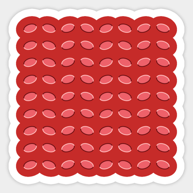 Implied Motion Graphics (red) - Motion Graphics - Sticker | TeePublic