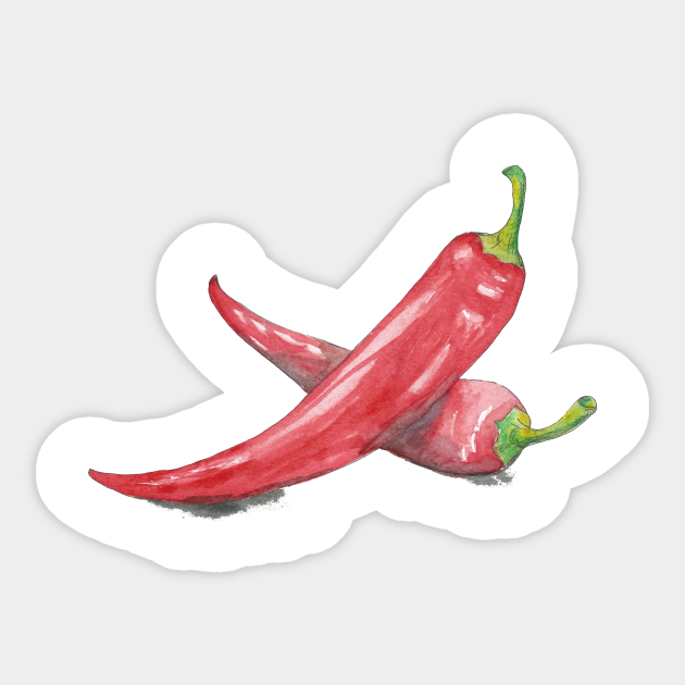 Peppers - Red Hot Peppers - Sticker | TeePublic