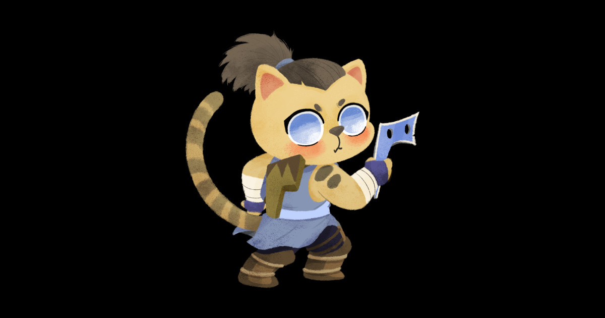 Sokka Cat - Sokka - Sticker | TeePublic