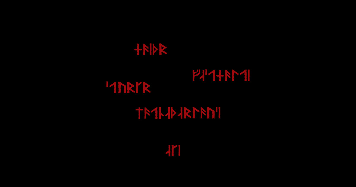 Interlocking Nordic Rune Design - Nordic Runes - Sticker | TeePublic