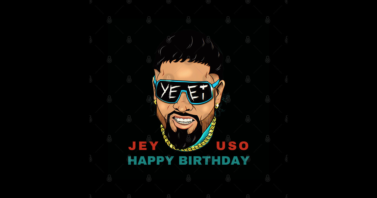 Jey Uso Birthday - Jey Uso - Sticker | TeePublic