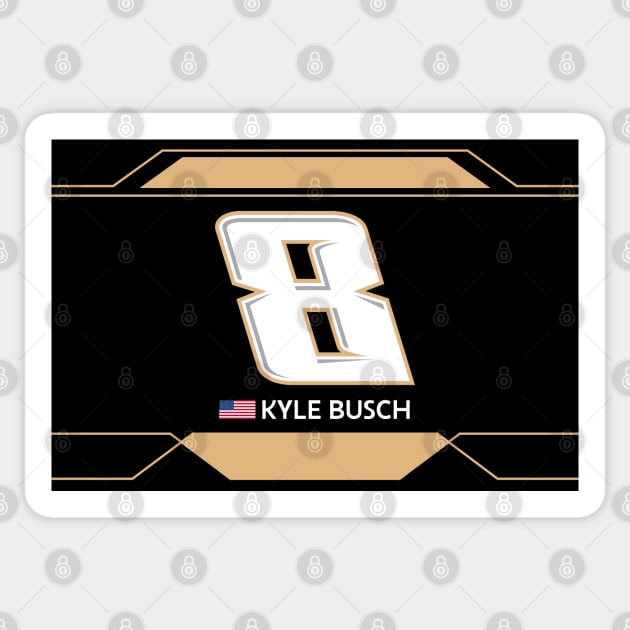 Kyle Busch #8 2023 NASCAR Design - Kyle Busch - Sticker | TeePublic