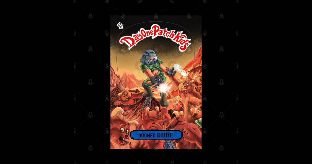 Day One Patch Kids 019 ( Doomed Dude ) 80s toys - 80s Toys - Sticker ...