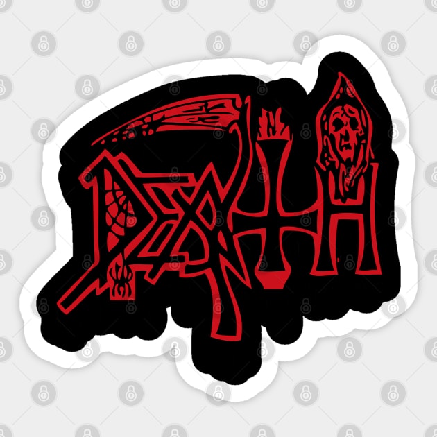 DEATH LOGO - Death - Sticker | TeePublic