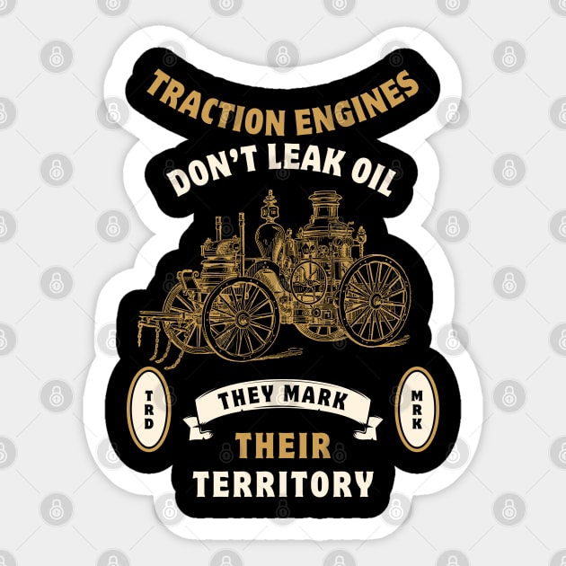 Steam Traction Engines - Steam Traction Engines - Sticker | TeePublic