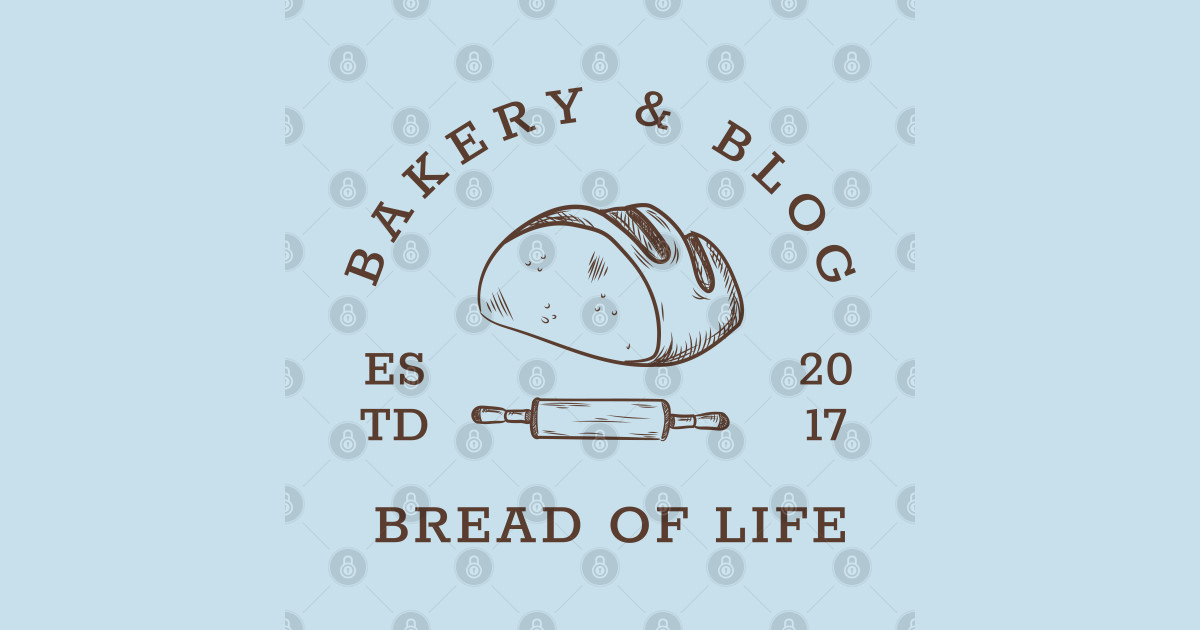 Bread of Life Bakery & Blog | Brown Logo - Bread Of Life - T-Shirt ...