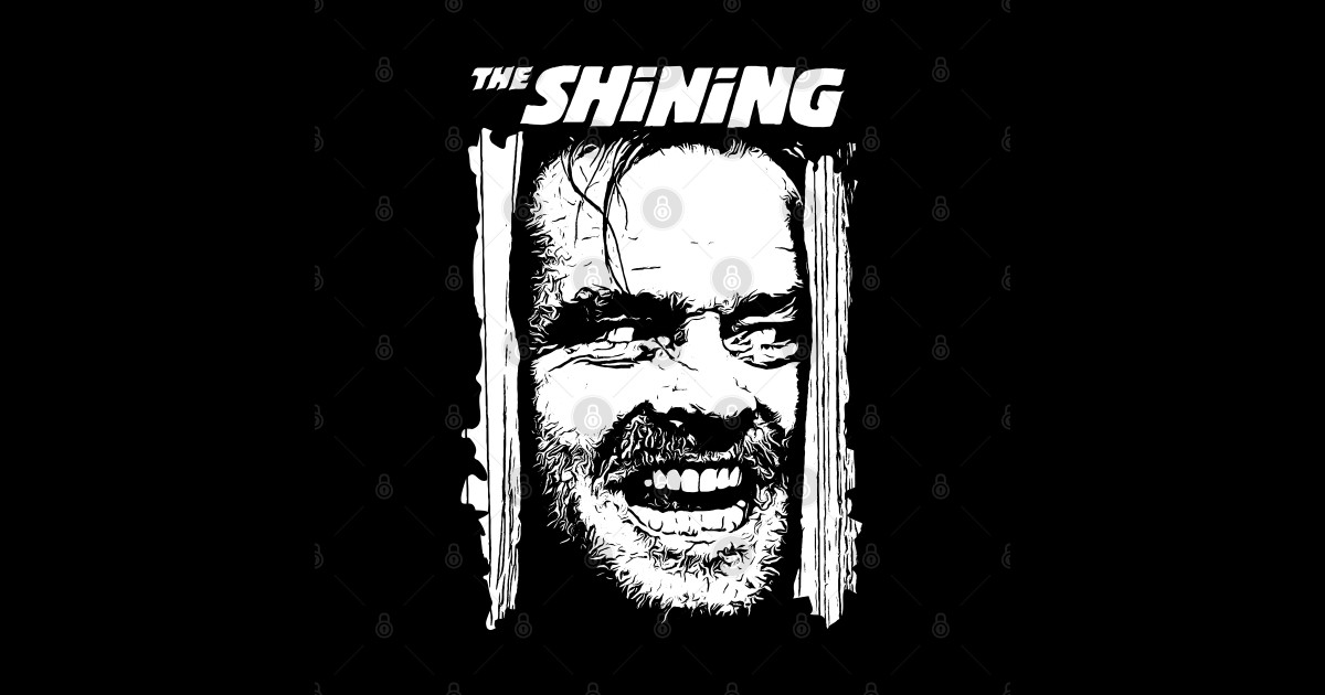 Redesigned poster of The Shining - The Shining - Sticker | TeePublic
