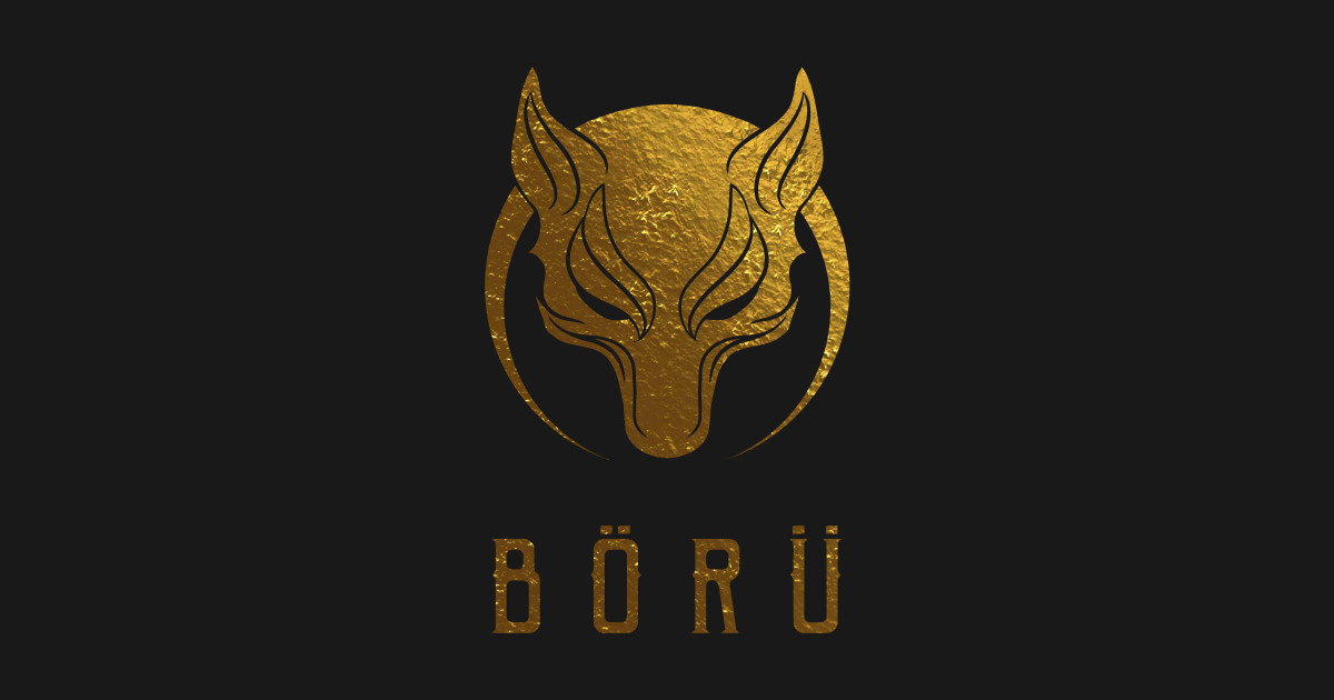 Börü in Gold - Wolf - T-Shirt | TeePublic