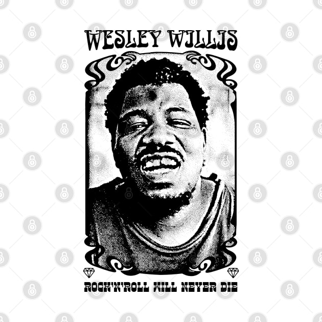 Wesley Willis /// Retro Style Fan Art Design - Wesley Willis - T-Shirt ...