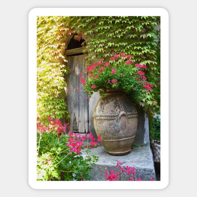 Flower Urn - Europe - Sticker | TeePublic