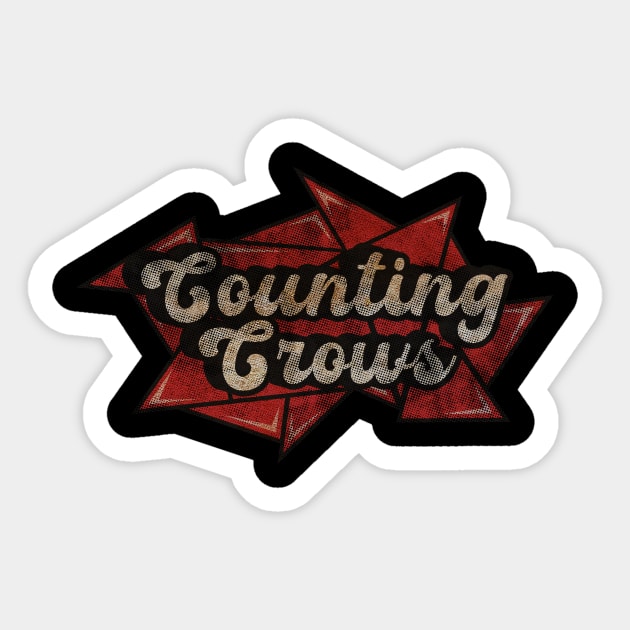 Counting Crows - Red Diamond - Counting Crows - Sticker | TeePublic