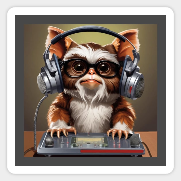 Gremlin Working The Board - Gremlin - Sticker | TeePublic