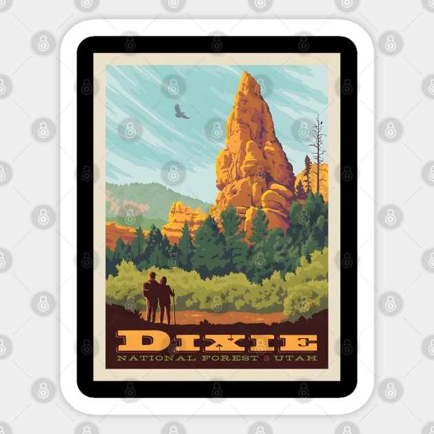 Dixie National Forest Utah - Dixie National Forest Utah - Sticker ...