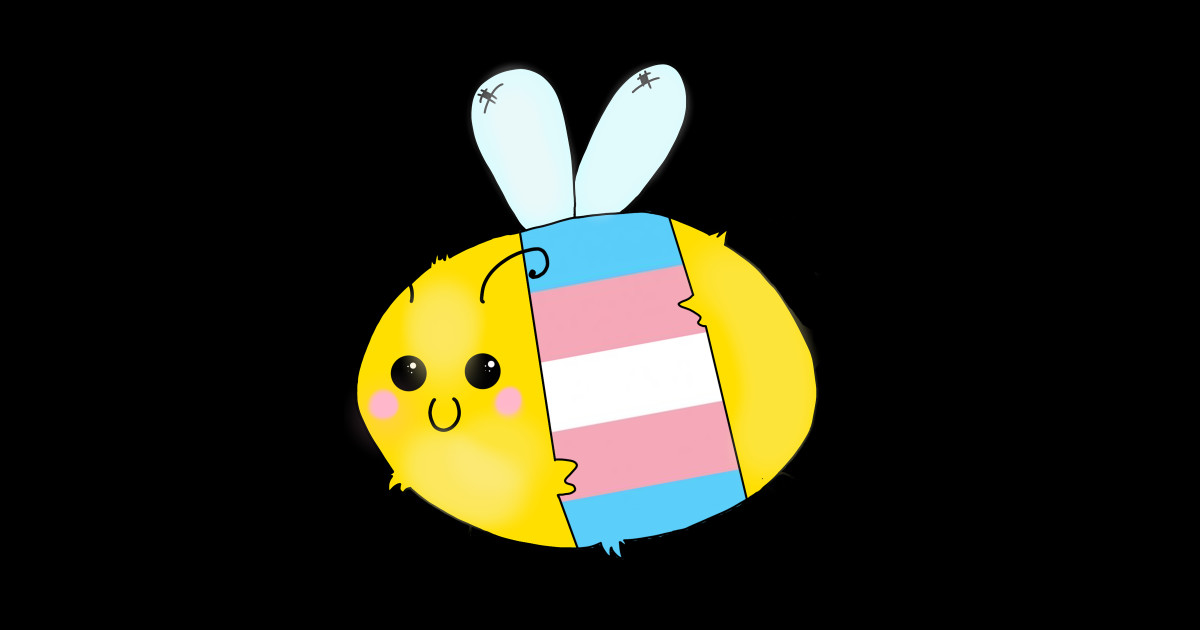 Pride Bees - Transgender - Transgender Pride - Sticker | TeePublic