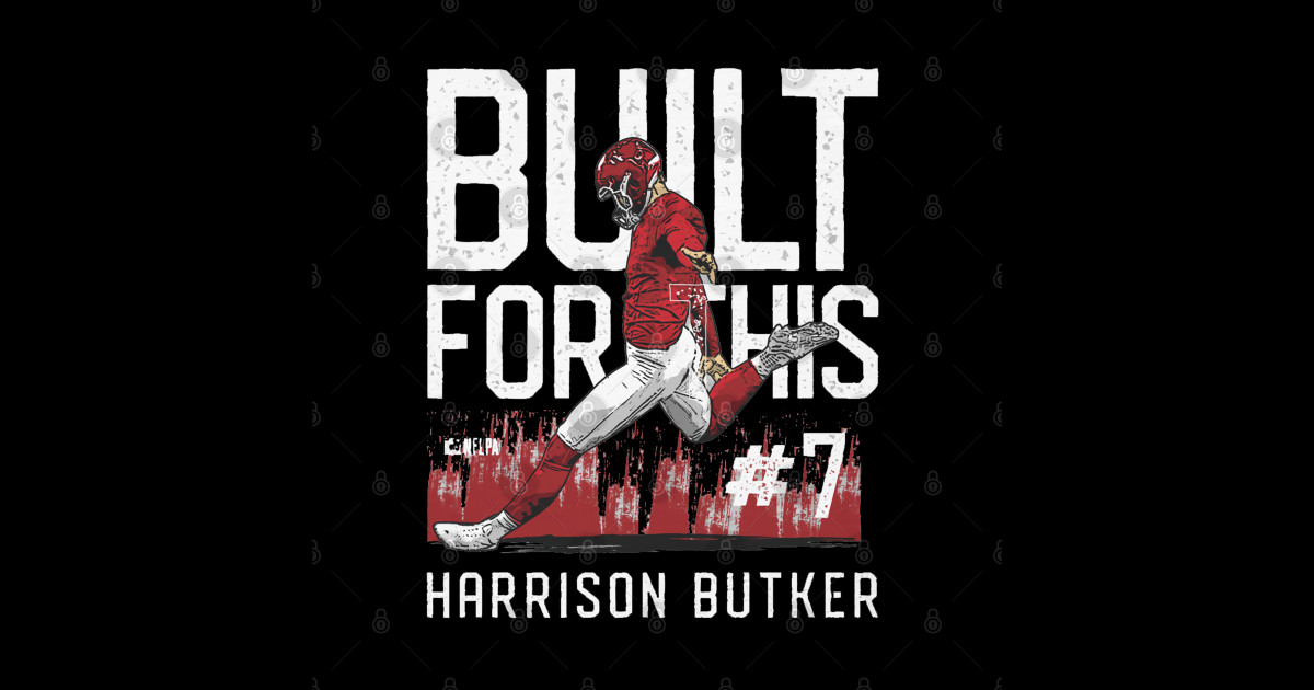 Harrison Butker Kansas City Built For This - Harrison Butker - Sticker ...